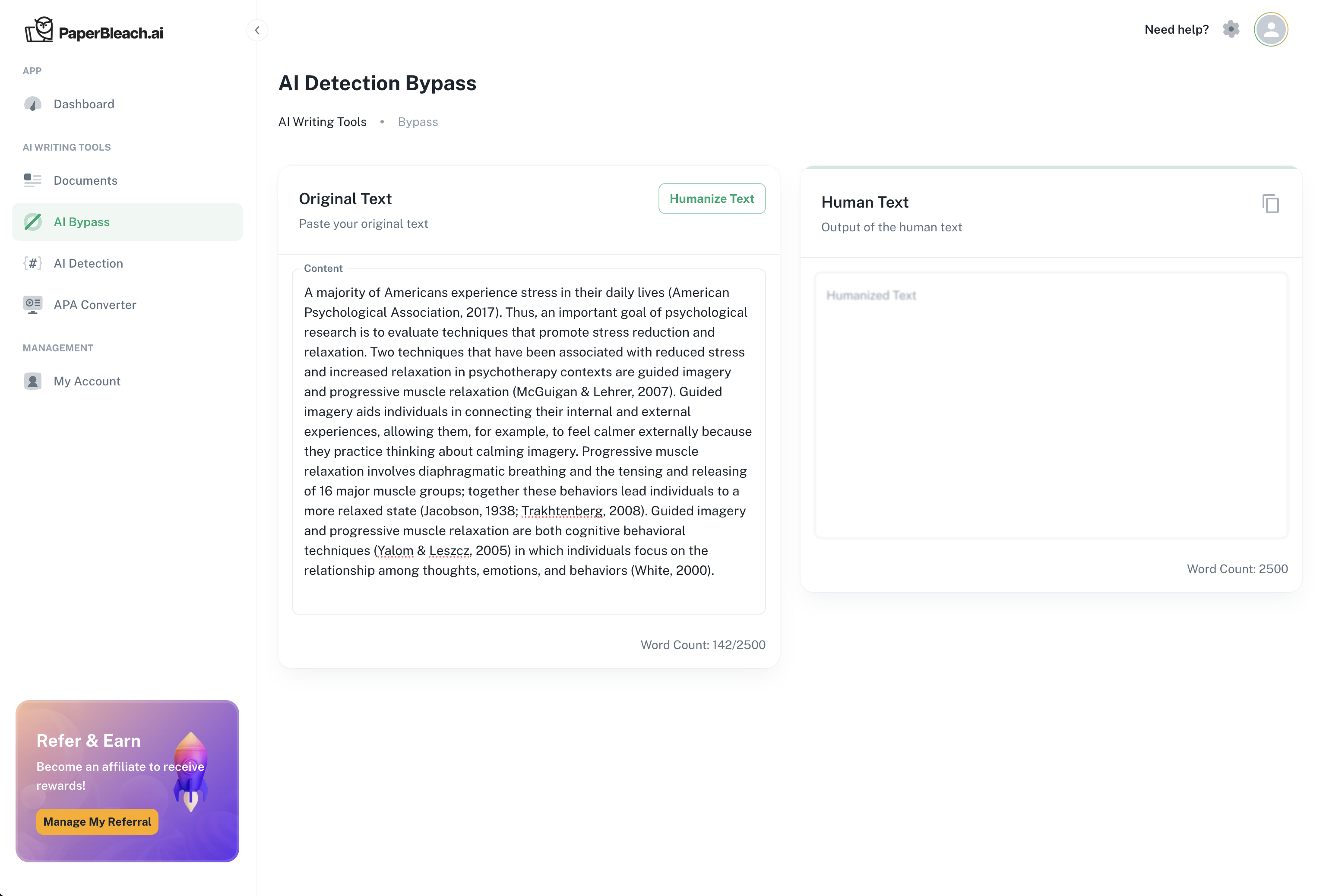 PaperBleach.ai - AI Writing Assistant - Paperbleach